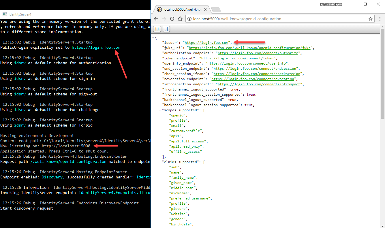 New in IdentityServer4 v2: Simplified Configuration behind Load ...